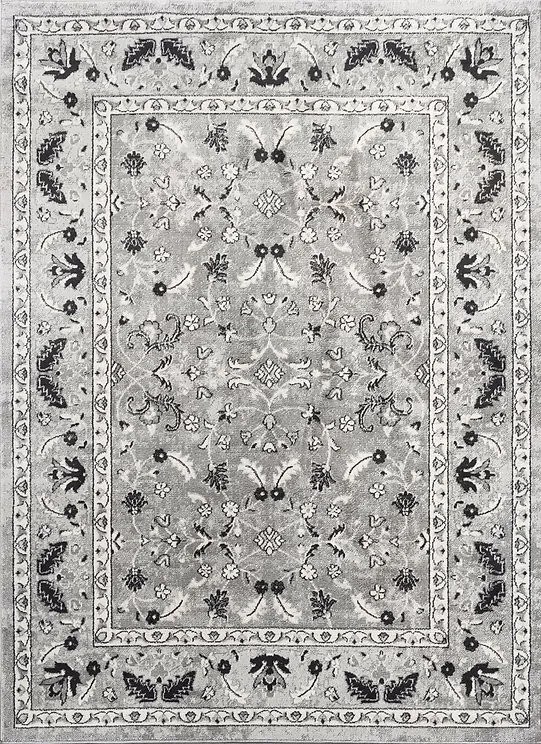 Berfin Dywany, Kusový koberec Alfa New 7206 Grey, 160x220, šedá, ložnice