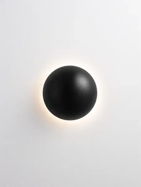 Designové nástěnné svítidlo Iona černá