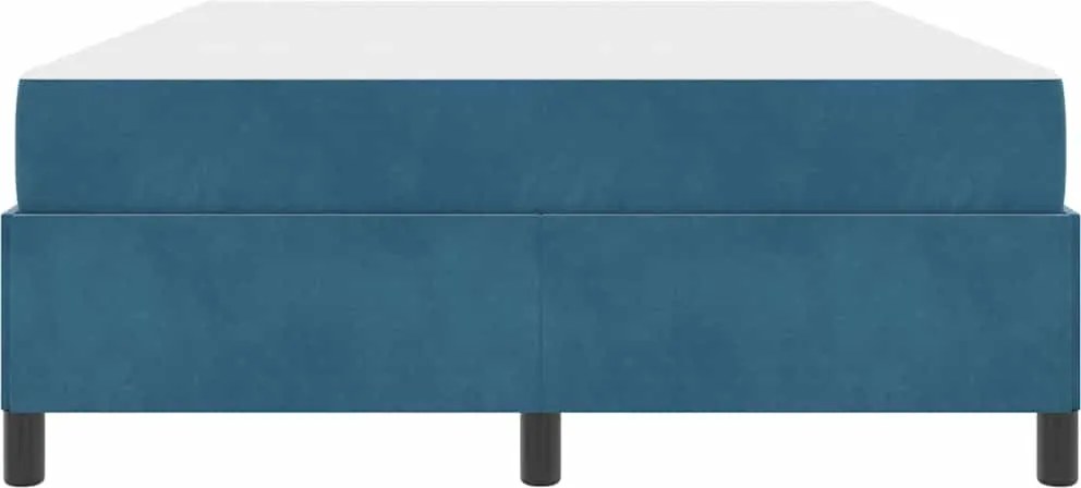 Rám postele Tmavě modrá 140 x 200 cm textil 3399070