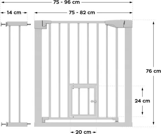 Bezpečnostní zábrana Guardian 2.0 černá