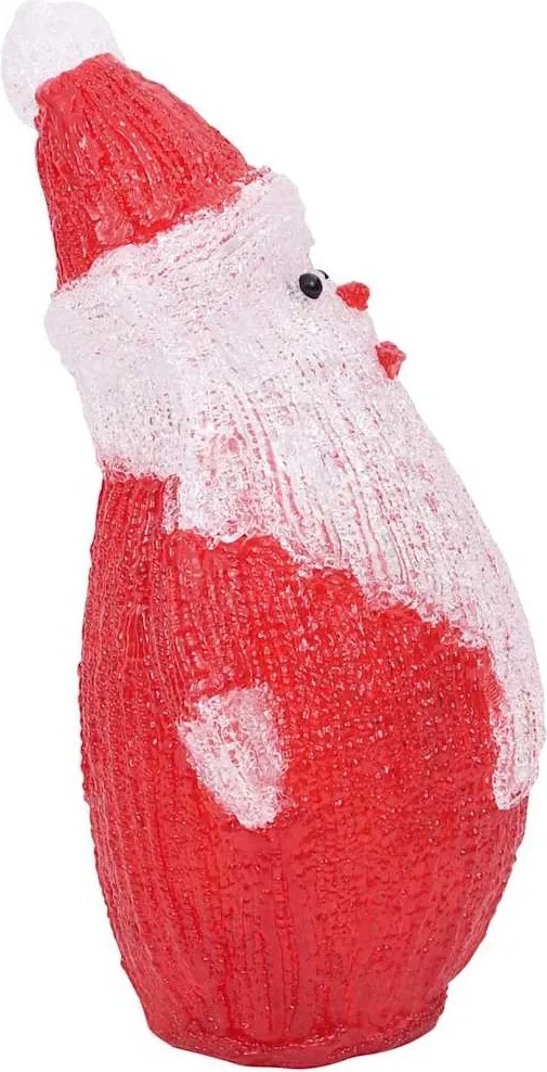 Vánoční akrylový Santa s LED vnitřní i venkovní 28 cm 328786