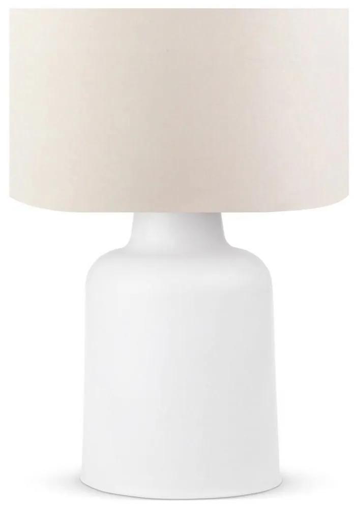 Asir | Stolní lampa AYD 1xE27/60W/230V béžová/bílá | AS0218