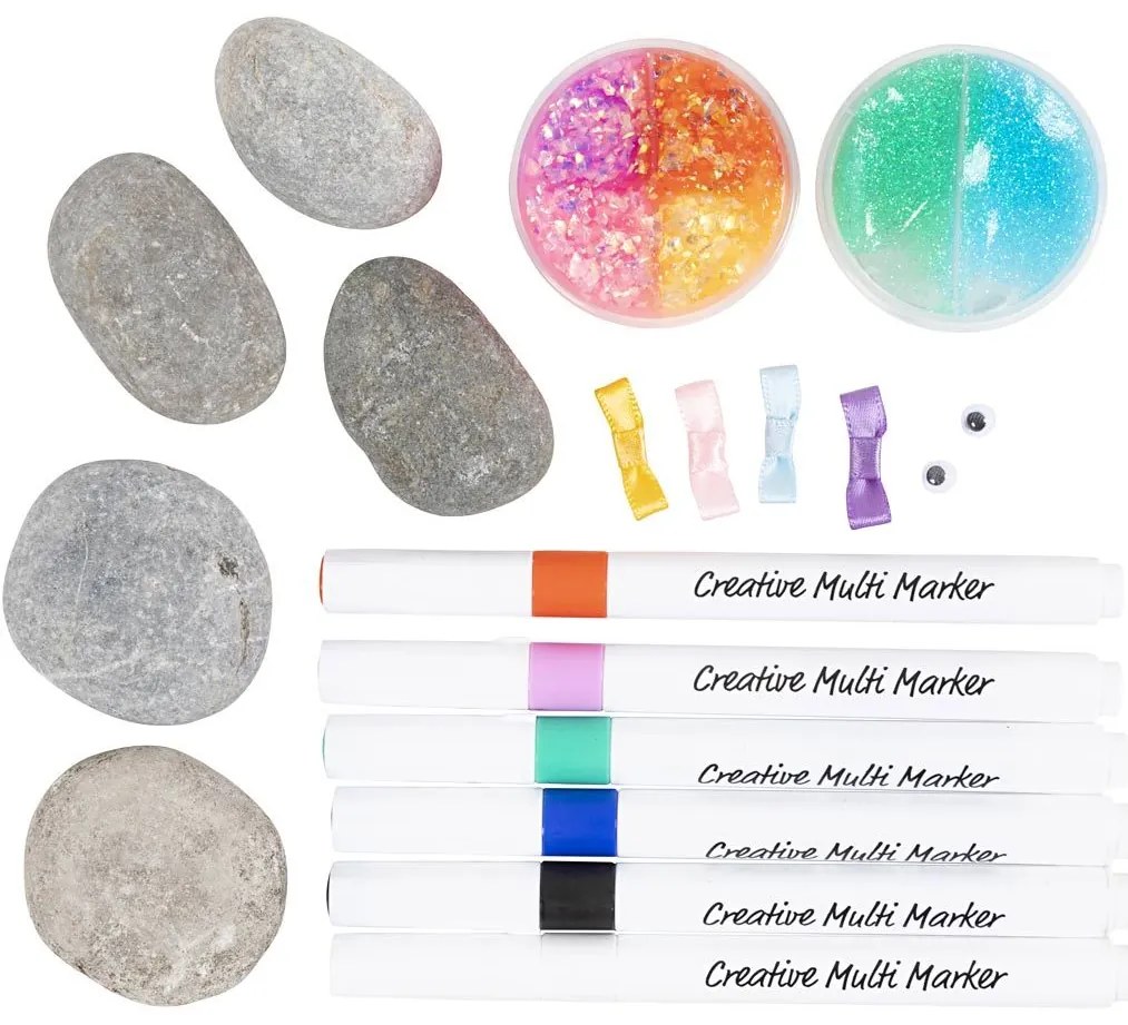 Creativ Company Kreativní sada Craft Kit Stone Decoration Monster