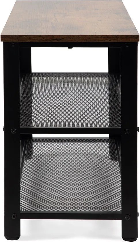 Černý ocelový botník 80x45x30 cm Arne – Bonami Essentials