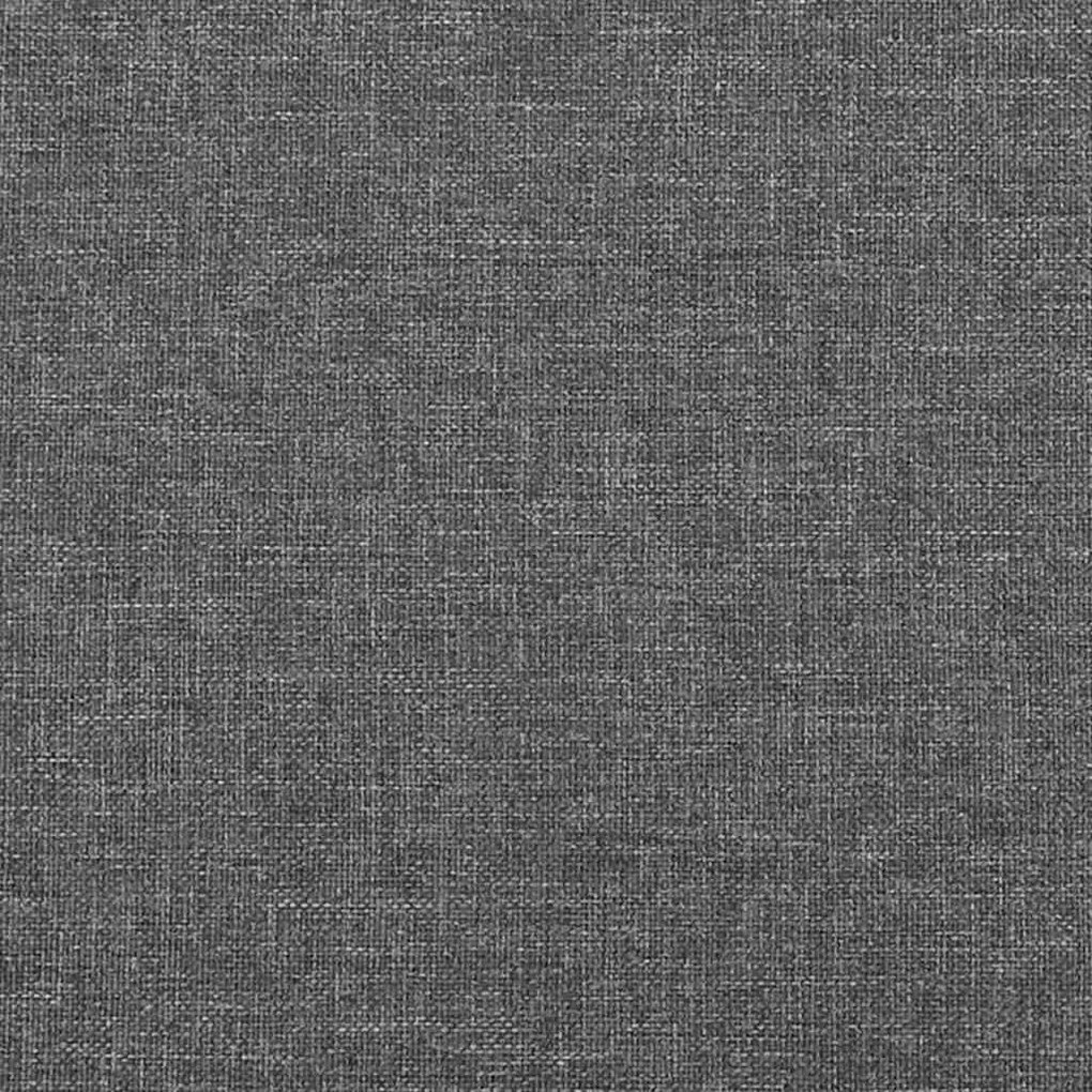 Relaxační židle tmavě šedá textil 341395