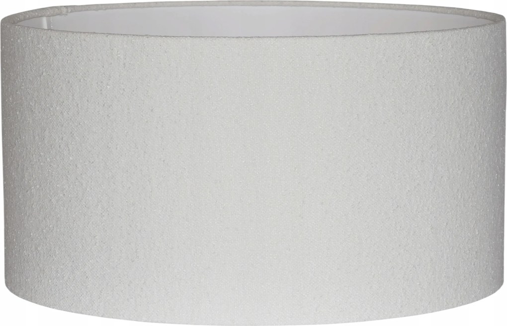 Stínidlo pro závěsnou stojací lampu Válec 45/25 cm E27 Bílý Boucle Venosa