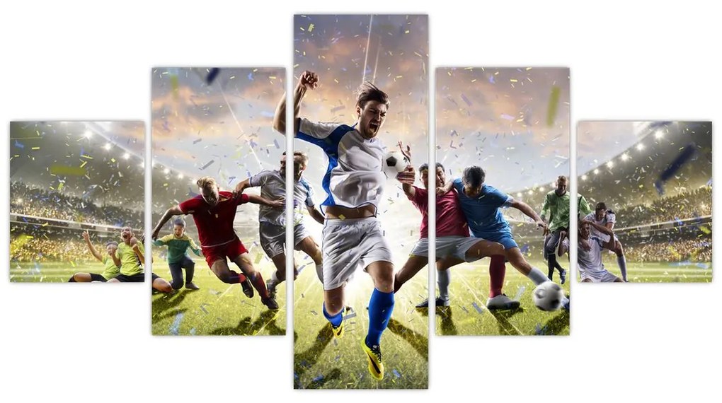 Obraz - Fotbal (125x70 cm)