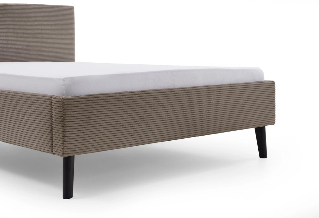 MEISE MÖBEL Čalouněná postel AVOLA 140x200cm taupe 2156-10-3000