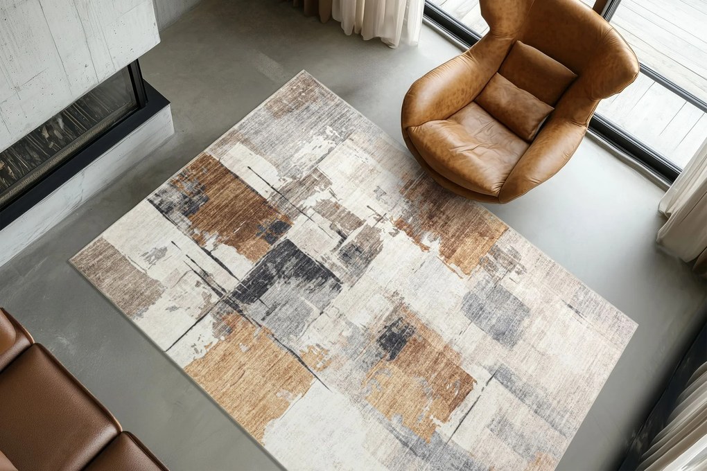 Obsession, Kusový koberec Posh 300 Terrakotta, 230x330, oranžová, chodba / předsíň