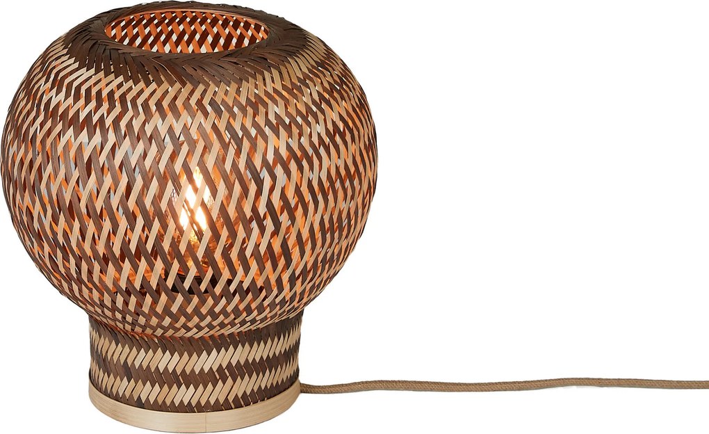 XXXLutz STOLNÍ LAMPA, nožní spínač, E27, 25/27 cm Good & Mojo - Online Only svítidla - 004315010203