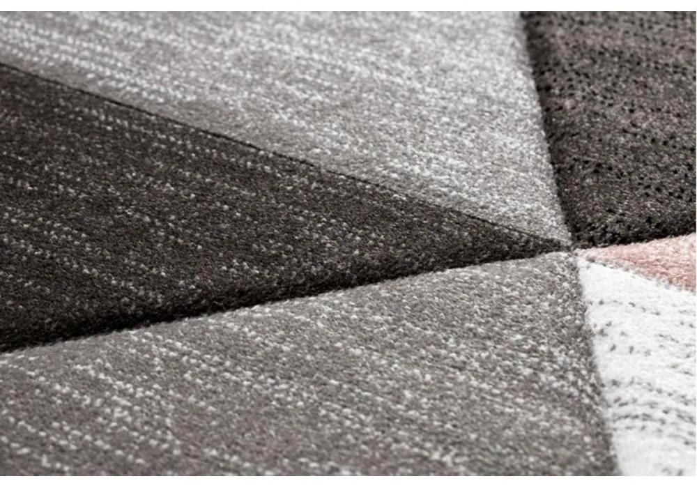 Kusový koberec Rino šedorůžový 240x330cm