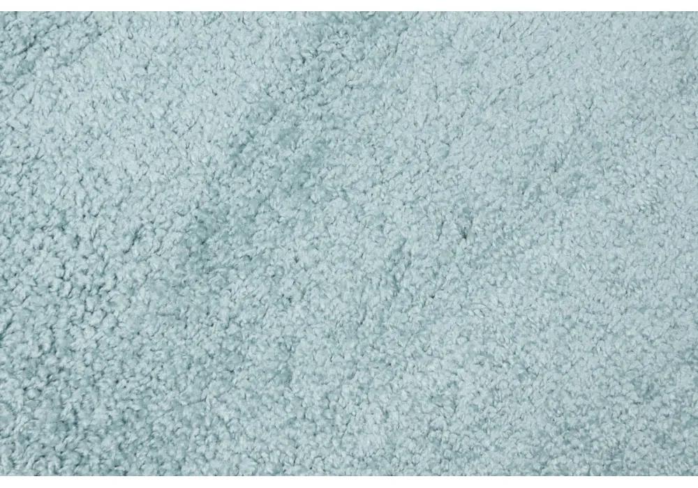 Kusový koberec shaggy Parba světle modrý atyp 80x200cm