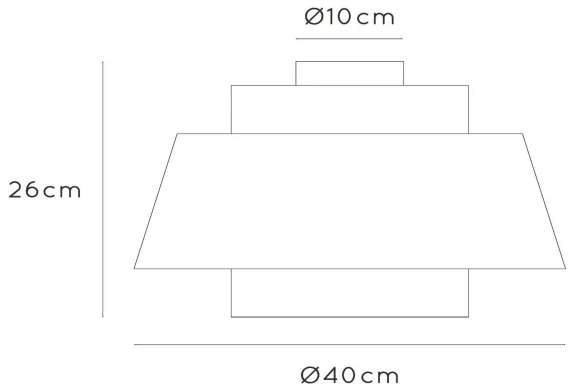 Lucide 21135/01/38 - Stropní svítidlo TRIBUTE 1xE27/40W/230V krémová