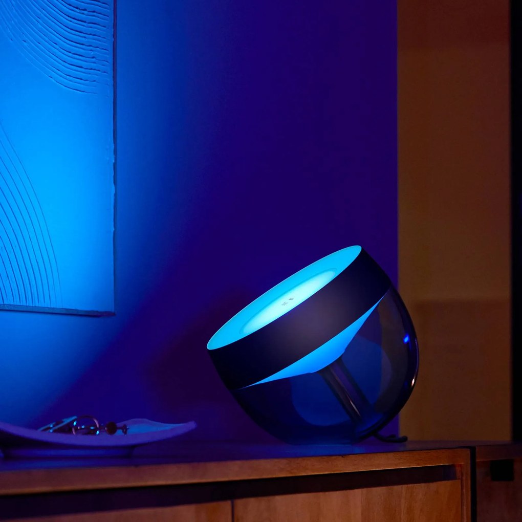 Philips Hue Iris WACA LED stolní lampa, černá