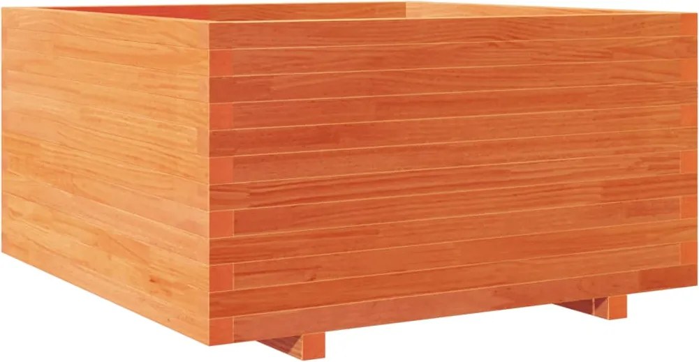 Zahradní truhlík voskově hnědý 90x90x49,5 cm masivní borovice 3282536