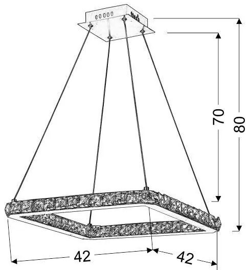 Závěsné svítidlo LORDS LED Candellux