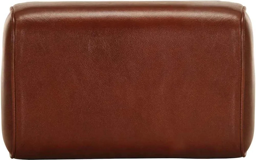 Lavice gymnastický kůň 38 cm hnědá pravá kůže a mangovník 320786