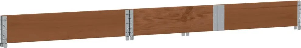Zahradní truhlík hnědý 150 x 100 cm masivní borové dřevo 3295414