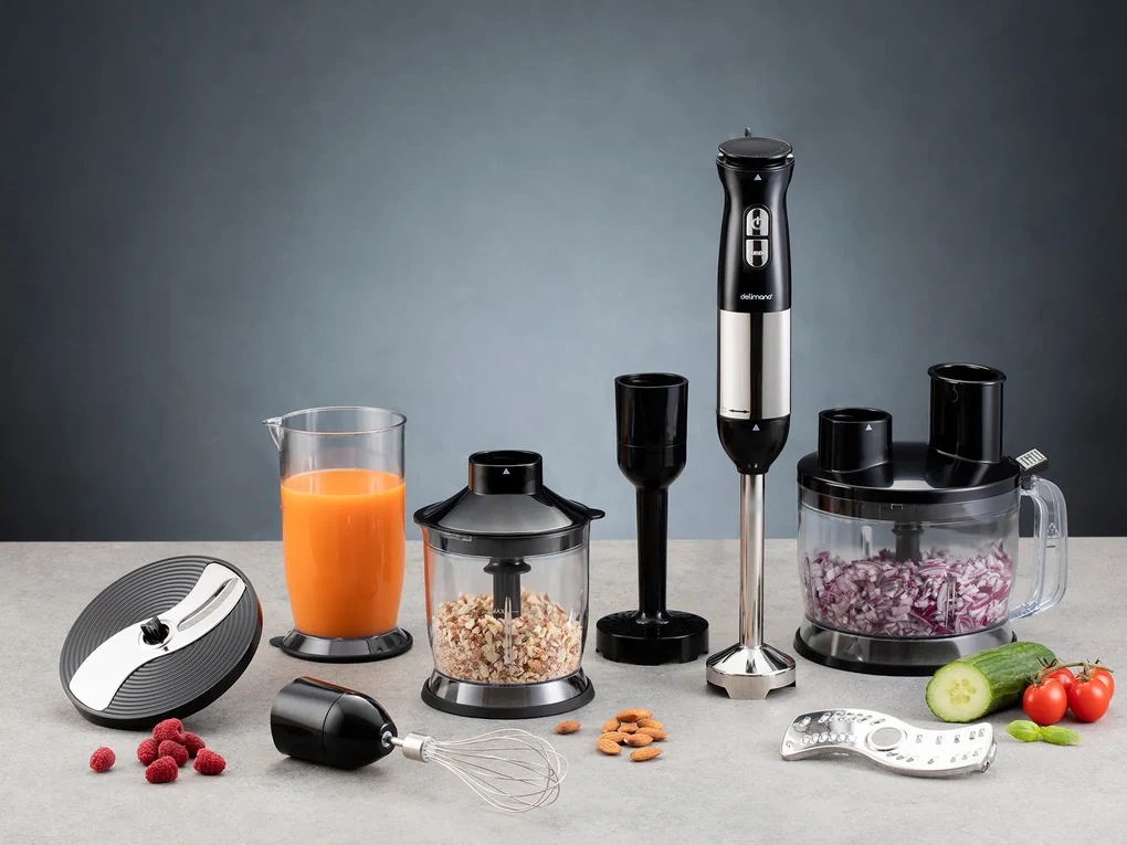 Delimano Multifunkční ruční mixér Deluxe Noir 600W | BIANO