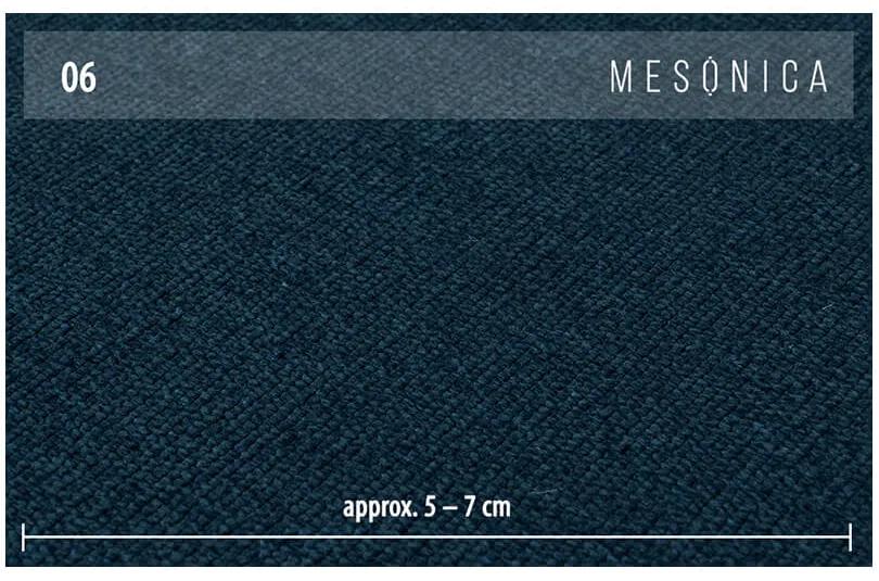 Pohovka dvoumístná toro 187 cm modrá MUZZA