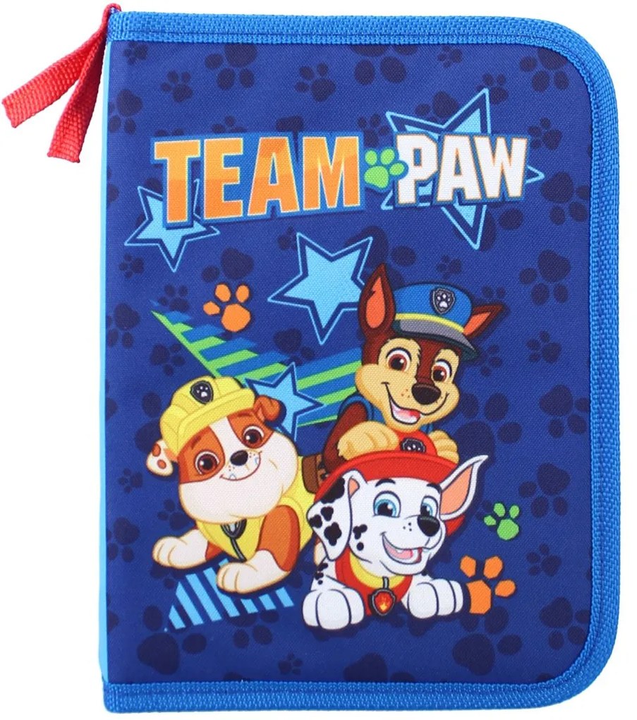 Vybavený školní penál Tlapková patrola - Paw Patrol - motiv Team Paw - 27 dílů