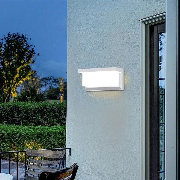Brilagi - LED Stm ven nástěnné svít BRICKY 1xE27/6W/230V 2700-6500K IP54 bílá