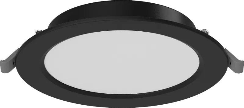 Mexen LDRR, LED stropní svítidlo na zapuštění, průměr 12 cm 14 cm, 9W, neutrální - 4000K, 720 lm, černá - L210-014-0940-70