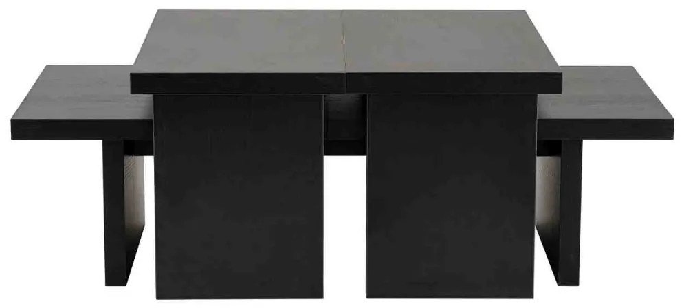 Designový konferenční stolek Xanthe 110 cm černý