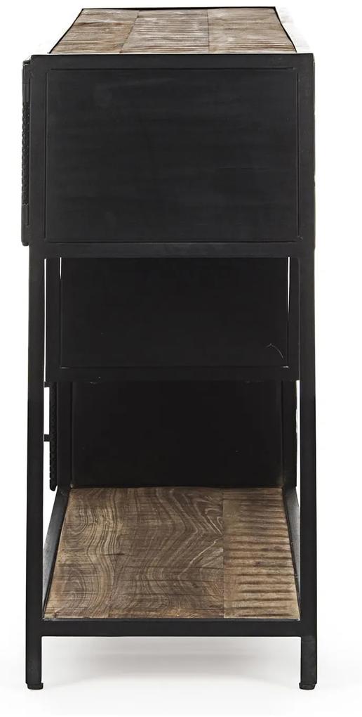 Konzolový stolek roder 140 x 82 černá MUZZA