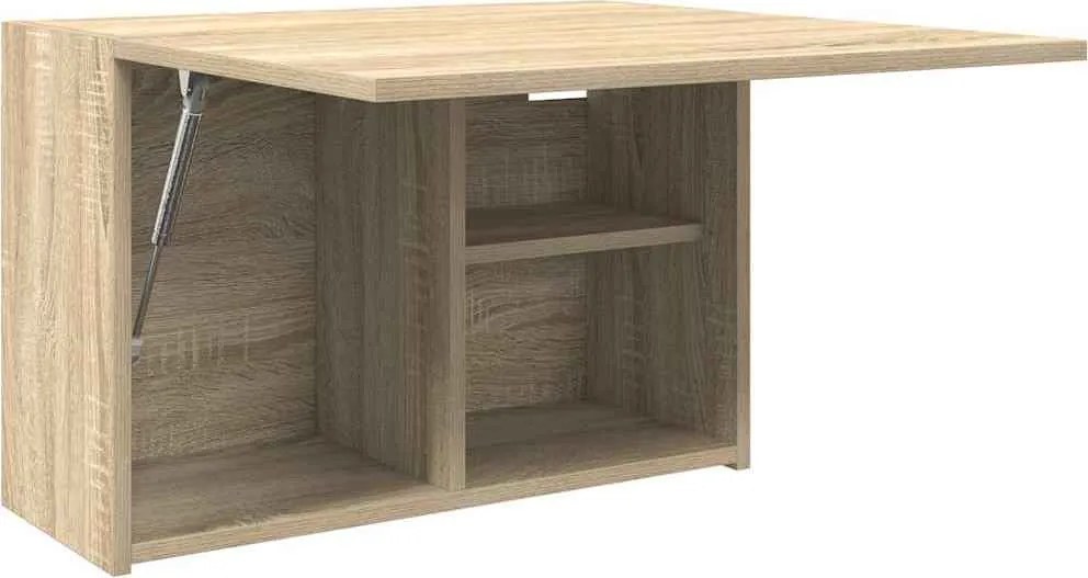 vidaXL Koupelnová nástěnná skříňka 60 x 25 x 40 cm kompozit [860070] Barva: Černá