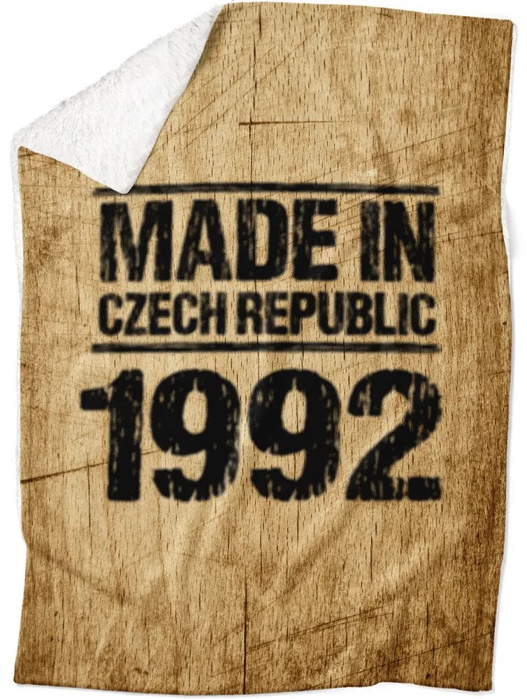 Deka Made In (rok: 1992, Podšití beránkem: ANO)