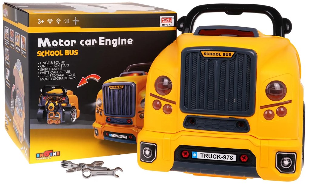 RKToys Interaktivní autobus – dílna pro malého mechanika