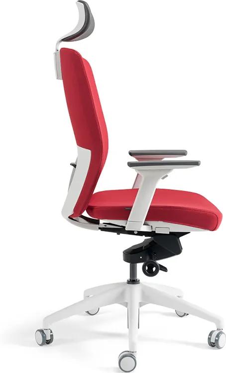 Kancelářská ergonomická židle BESTUHL J2 WHITE SP — více barev, s podhlavníkem Černá 201