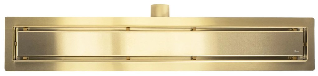 Rea Neox, nerezový odtokový žlab 70 cm, zlatá matná, REA-G4893