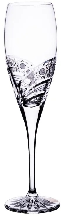 Onte Crystal Bohemia Crystal ručně broušené sklenice na šampaňské Kometa 150 ml 2KS