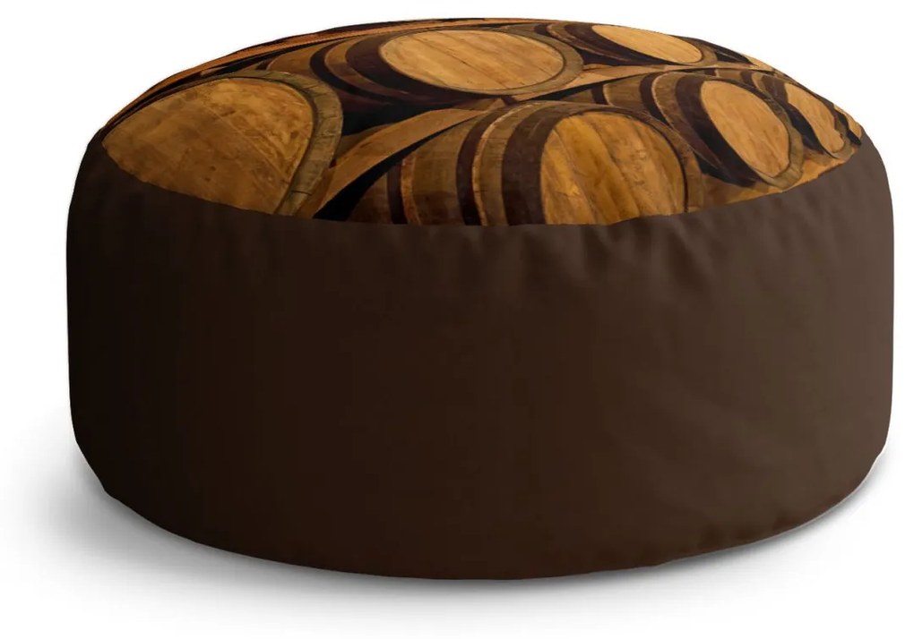 Sablio Taburet Circle Dřevěné sudy: 40x50 cm