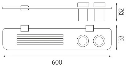 Nimco Police se sklenkami na kartáčky KI X360-58DW-26