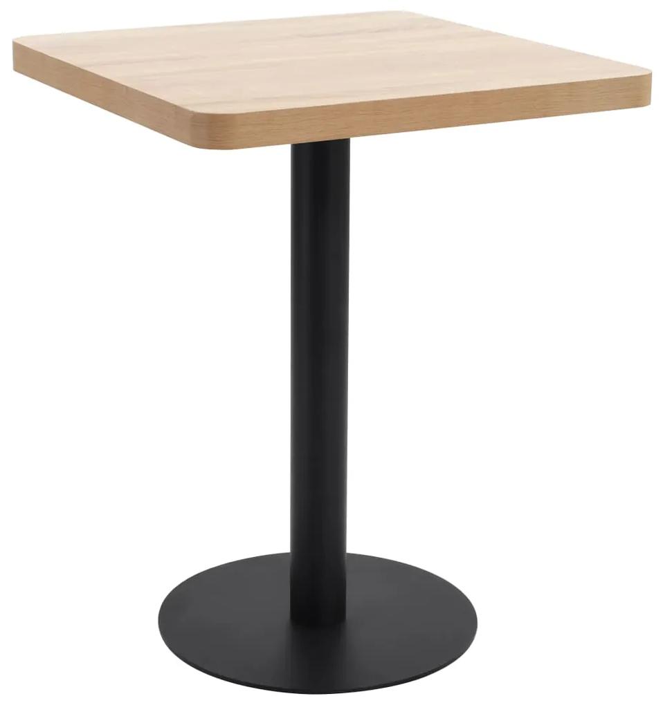 Bistro stolek světle hnědý 60 x 60 cm MDF,  286430