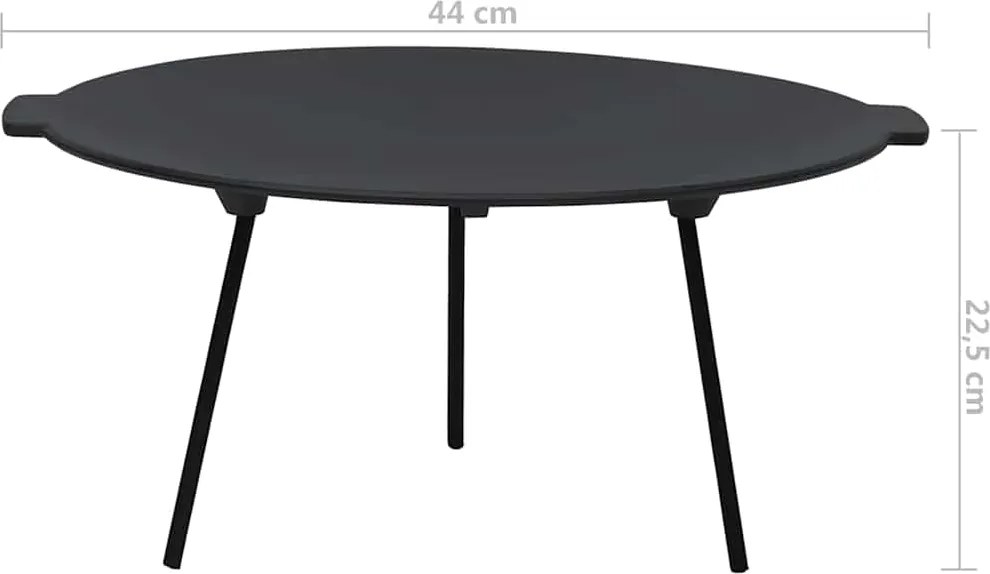 Grilovací deska Ø44 cm litinová 313361