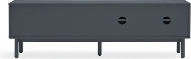 Tmavě šedý TV stolek 180x56 cm Corvo - Teulat