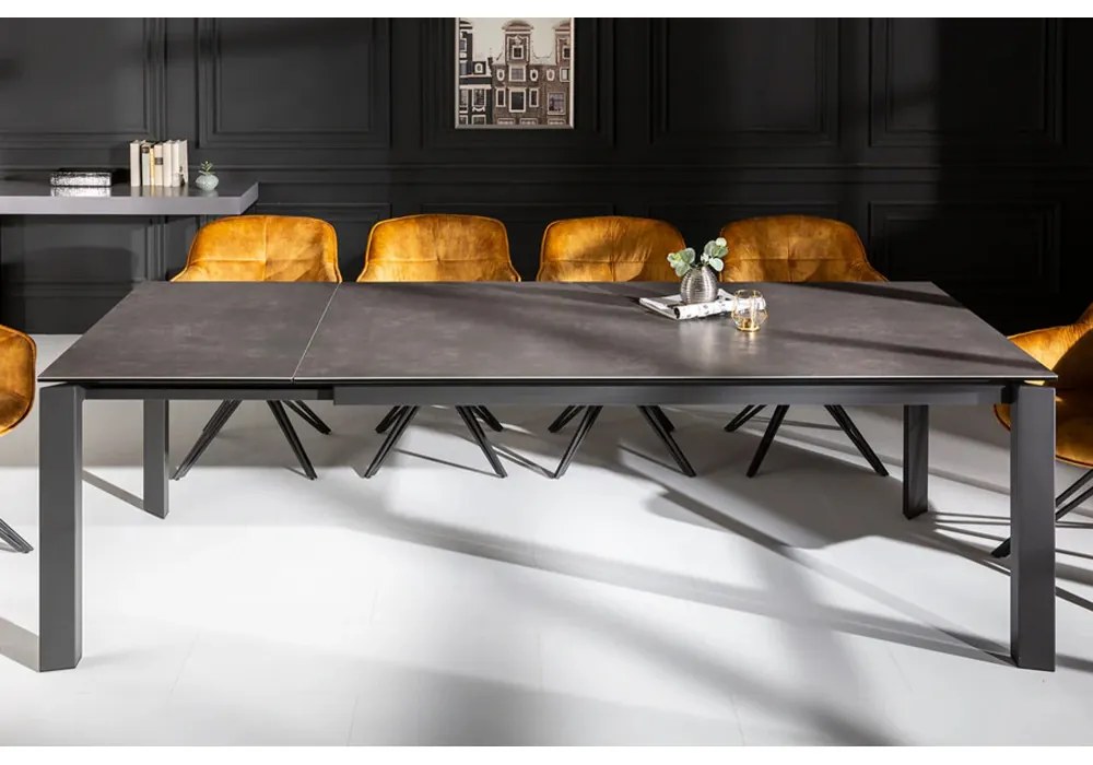 Massive home | Jídelní stůl X7 ANTRACIT 180-240 CM keramika rozkládací