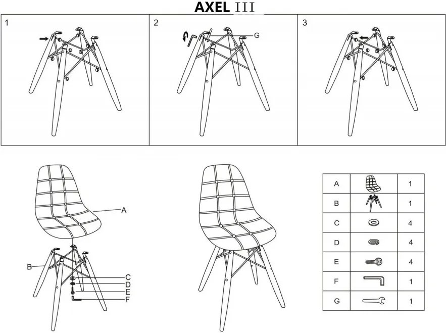 Židle AXEL