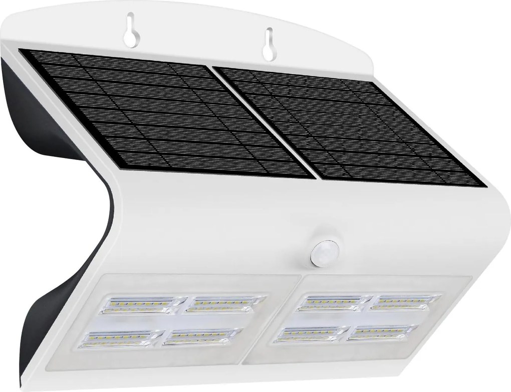 CEN ACSB-681240 SOLÁRNÍ LED ARCADIA 6,8 SENZOR BÍLÁ 6,8W 4000K 750Lm IP65 - CENTURY