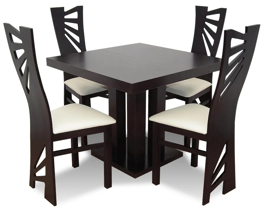 Sestava stůl S34 + 4 ks židle K56