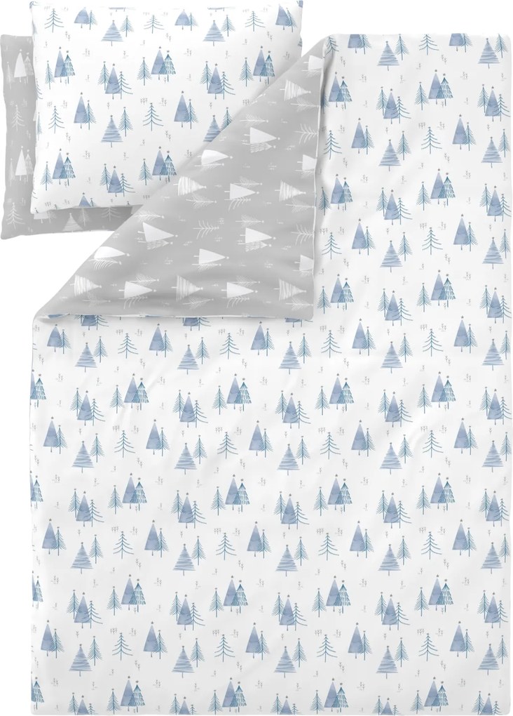 Livarno® Ložní povlečení z jemného flanelu, 200 x 220 cm, 70 x 90 cm (jedle)