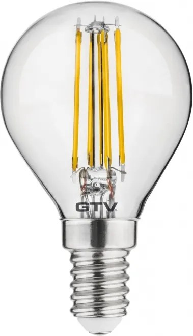 GTV LD-G45FL4-30 Světelný zdroj LED, FILAMENT, G45, E14, 4W, vyzařovací ú