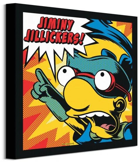 Obraz na plátně The Simpsons Jiminy Jillickers 40x40cm WDC101088