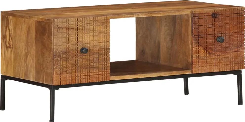 vidaXL Konferenční stolek 90 x 45 x 40 cm masivní mangovníkové dřevo [286559]