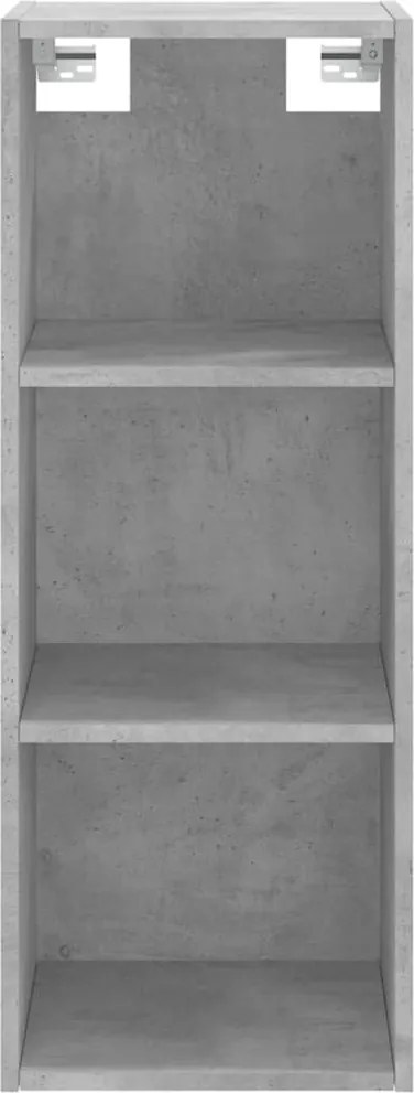vidaXL Skříň highboard 34,5 x 34 x 180 cm kompozitní dřevo [3189721] Barva: Betonová šedá