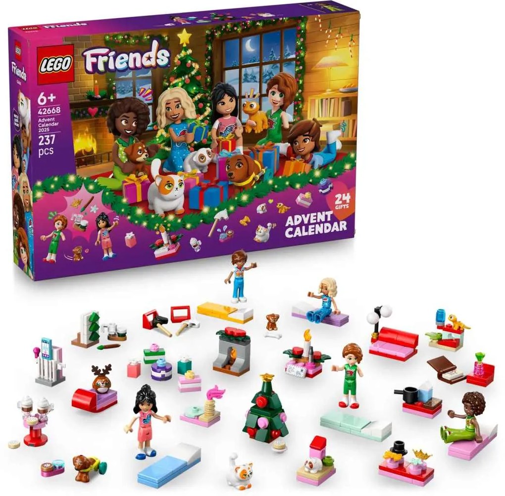 Lego® friends 42668 adventní kalendář 2025 5702017814827
